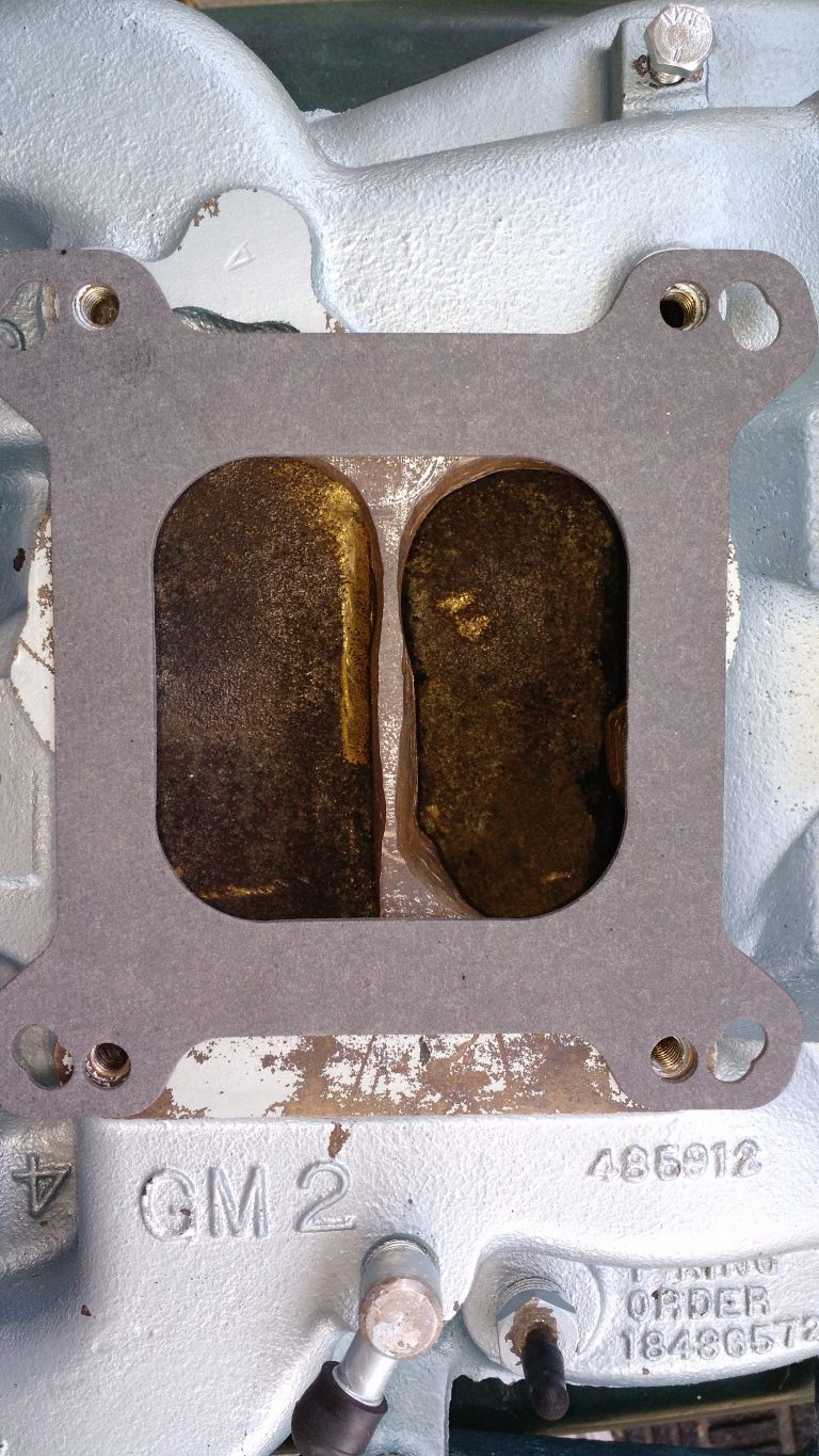 Modified Factory Pontiac Quadrajet Intake for Square-bore FiTech ...